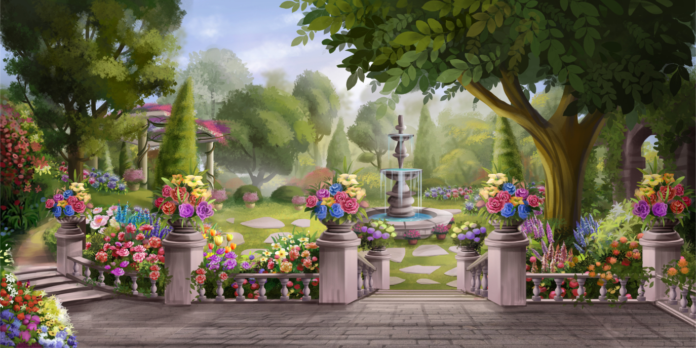 20x10ft Park Backdrop