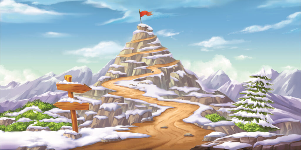 Countryside and Mountain backcloths for theatre productions
